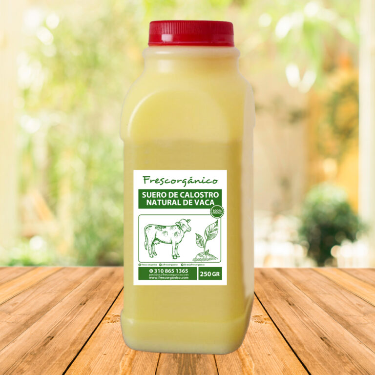 SUERO DE CALOSTRO NATURAL DE VACA – Frescorganico